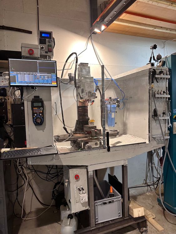 Optimum BF20 Spindel SK20 / Fräskopf + SK20 Aufnahmen (Gebraucht) in ...