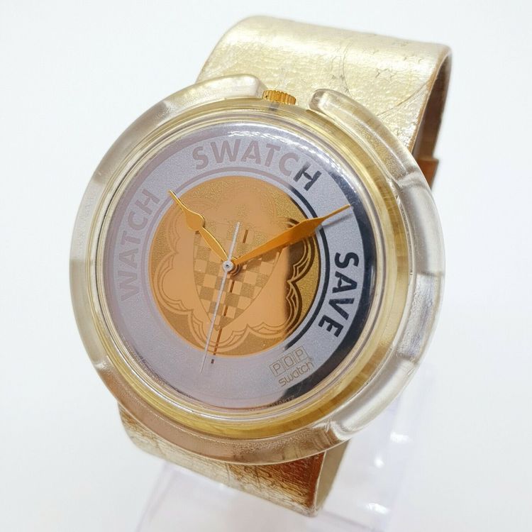 Swatch Uhr SAVE THE WATCH GK101 Gold Vintage (Neu (gemäss Beschreibung ...