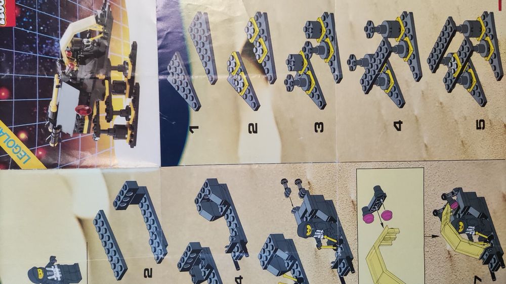 LEGO Space Anleitung / Instructions - Blacktron 1 - 6876 | Kaufen auf ...