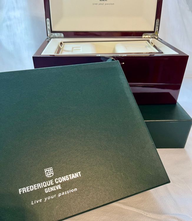 Frederique Constant luxuriöse Uhrenbox Box Holz lackiert | Kaufen auf ...