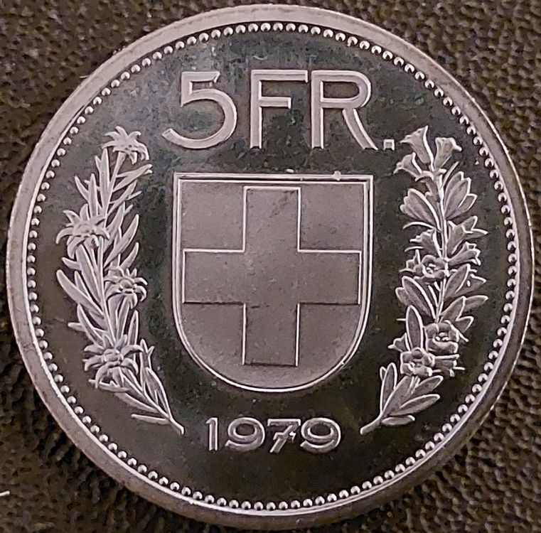 5 Franken 1979 stgl. / aus Münzsatz | Kaufen auf Ricardo