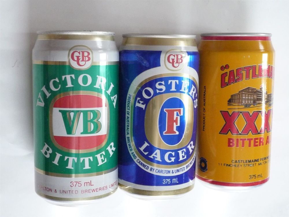 XXXX Bitter Ale Victoria Bitter Fosters Australien 1988 Bier (Neu ...