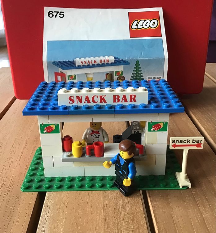 LEGO Snack-Bar 675 Vintage mit Anleitung (Gebraucht) in Schönenbuch für ...
