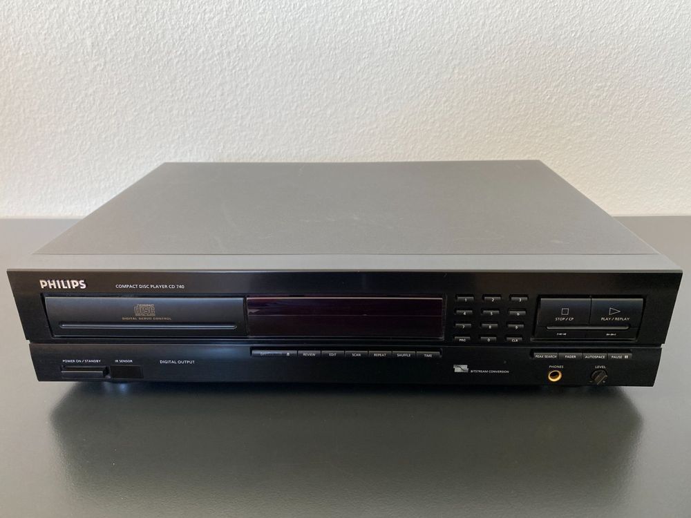 Philips CD-Player cd-740 Hi-Fi schwarz (Gebraucht) in Erlenbach ZH für CHF 50 – mit Lieferung ...
