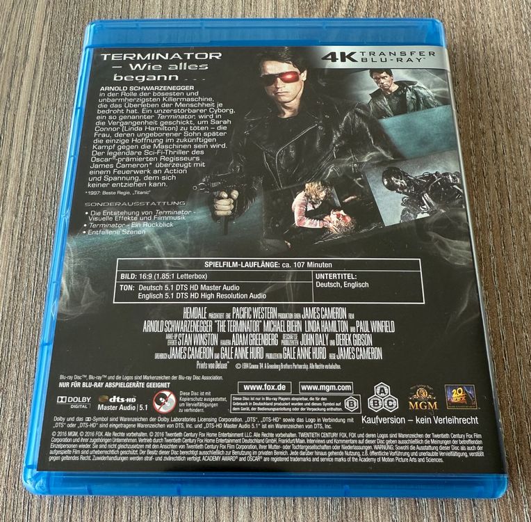 Terminator Blu Ray | Kaufen auf Ricardo