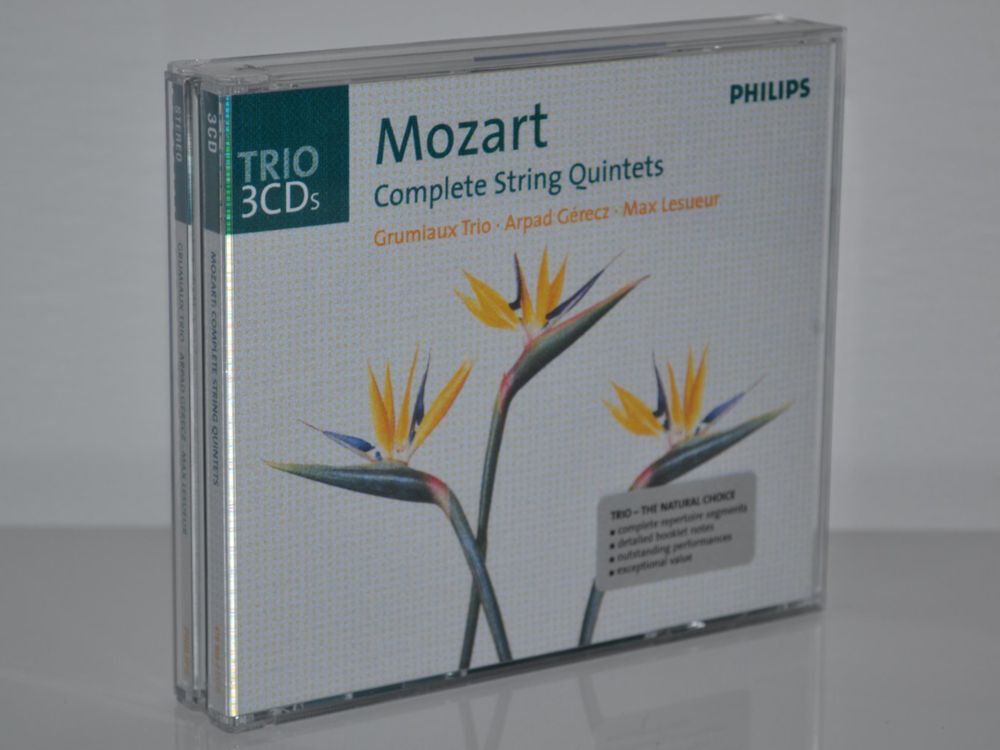 3-CD-Box Mozart String Quintets - Grumiaux Trio + 2 | Kaufen auf Ricardo