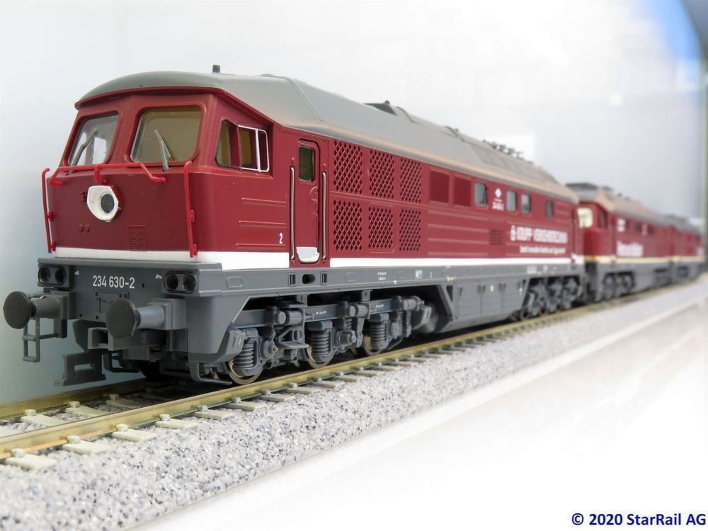 BRAWA 3-teiliges Set 0412 Set DB BR 234 Ludmilla Epoche V (Neu (gemäss ...