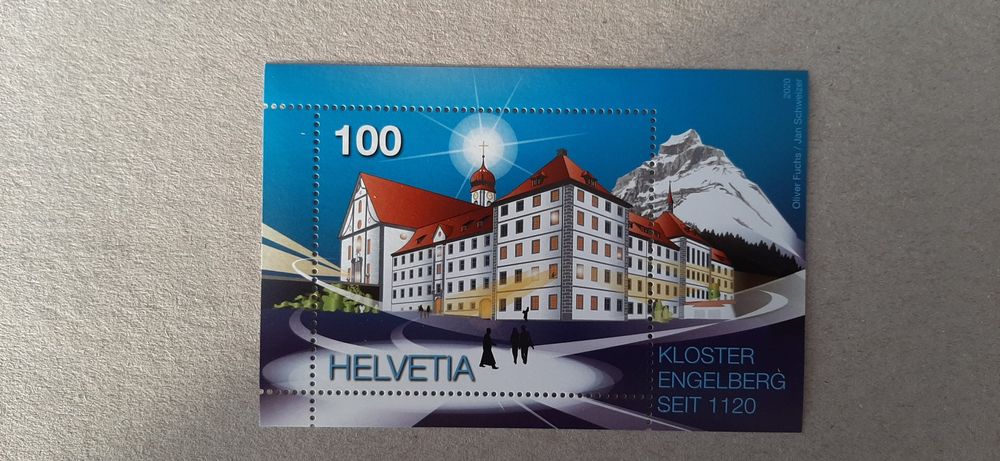 2020 Sonderblock 900 Jahre Kloster Engelberg Postfrisch (Neu (gemäss Beschreibung)) in Affoltern ...