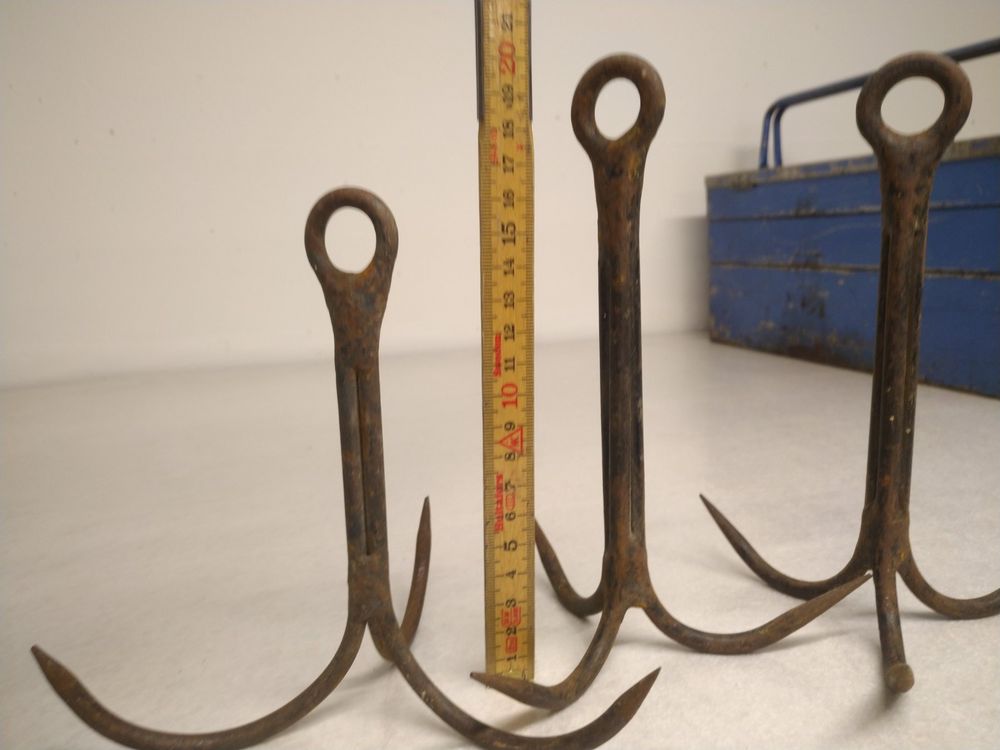 Anker, Enterhaken, Antiker Butcher Hook, 3 Stück (Gebraucht) in für CHF ...