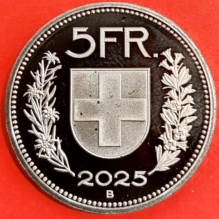 5 Franken 2025 stgl / aus Münzsatz | Kaufen auf Ricardo