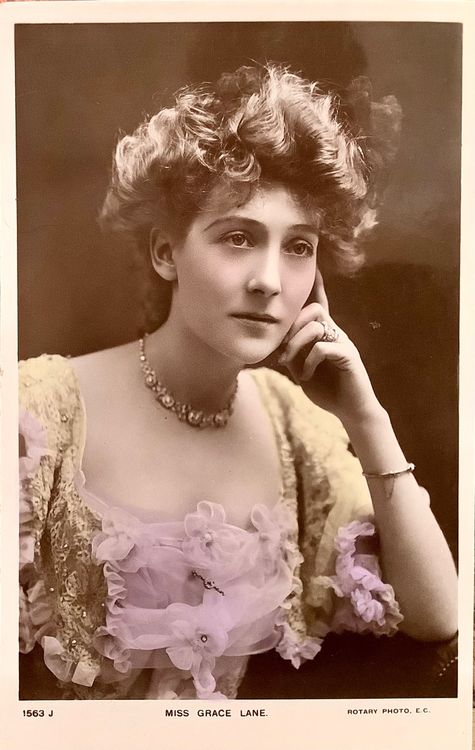 Antike Foto AK - Miss Grace Lane - England | Kaufen auf Ricardo