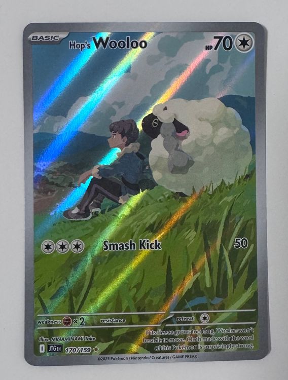 Hop’s Wooloo Art Rare Pokemon Journey Together JTG 170 (Neu (gemäss ...