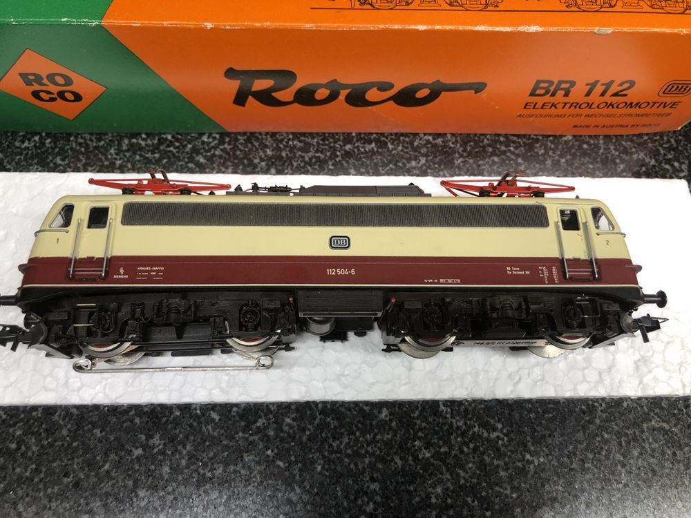 ROCO H0/AC analog BR 112 DB Elektrolokomotive - Top Zustand! (Gebraucht ...