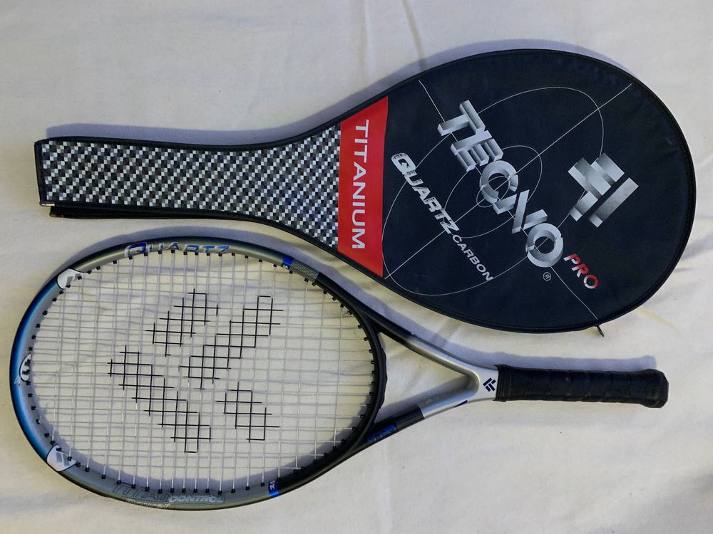 Tecno pro, quartz carbon, titanium, tennis Racket (Neu (gemäss ...