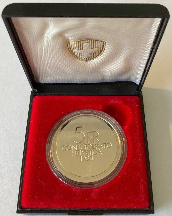 Gendenkmünze 5 CHF 1983 Ernest Ansermet (Neu und originalverpackt) in Wil SG für CHF 10 – mit ...