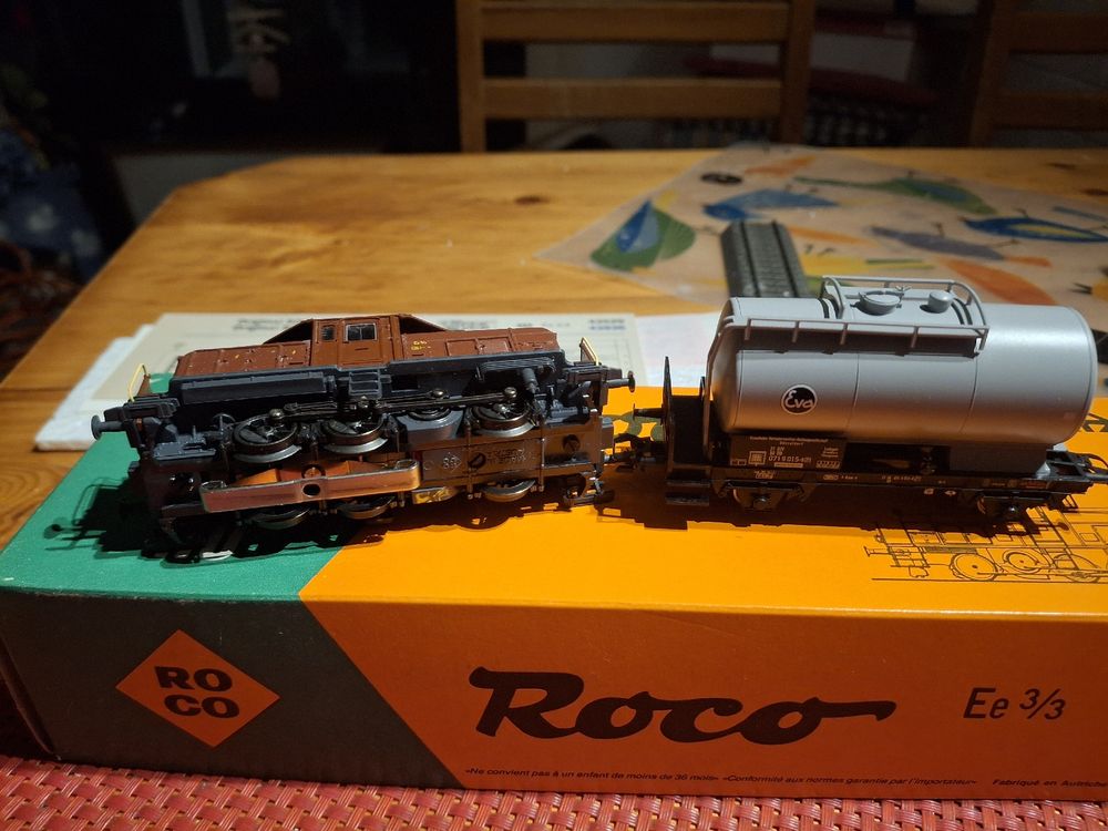 Roco HO Ee 3/3 mit Kesselwagen, Top Zustand, Rarität! (Neu (gemäss ...