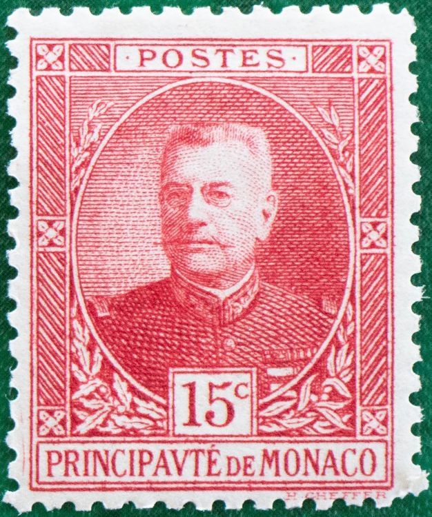 Monaco Briefmarke / Francobollo Principato di Monaco ab 1 C (Gebraucht ...