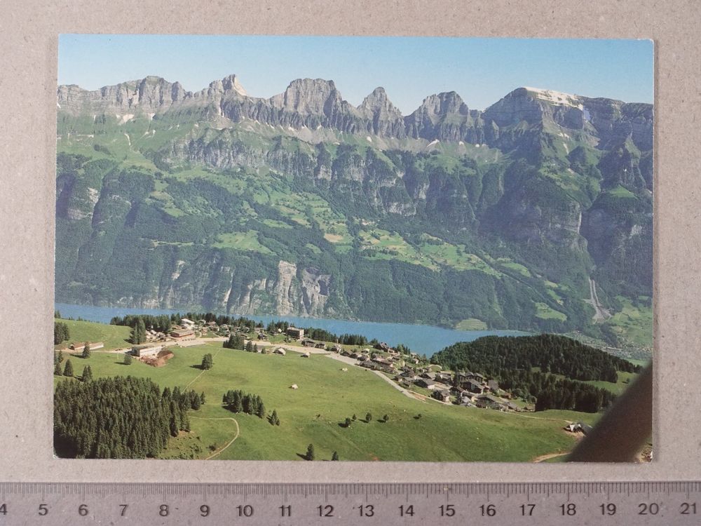 Flumserberg, Tannenbodenalp, Walensee, Stempel Oberterzen (Gebraucht) in Lenzburg für CHF 2 ...