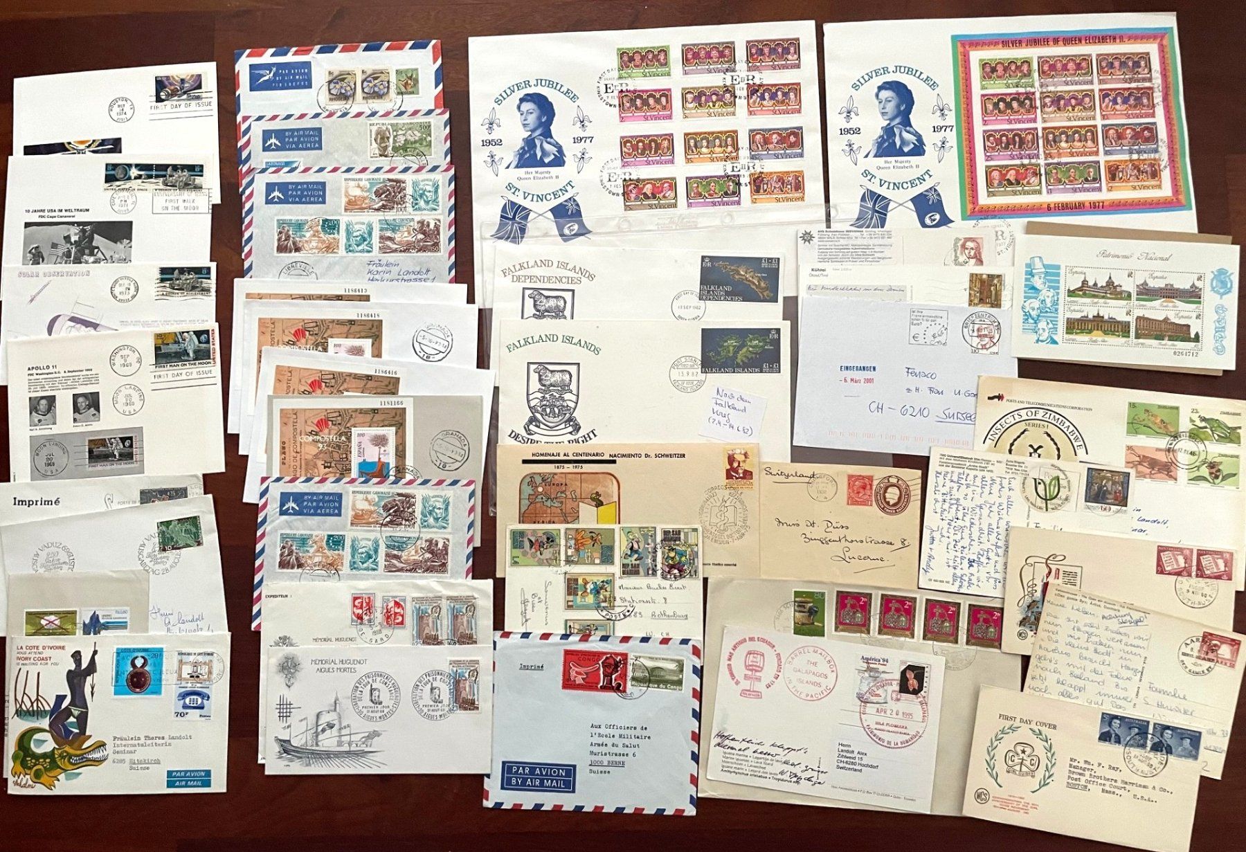 Ausland: 3,3 Kilo alt-neu, Briefe u. lose Marken (Gebraucht) in ...