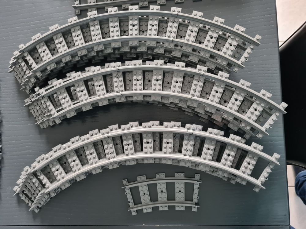 Mega Set Lego Schienen /Weichen / flexible Kurven | Kaufen auf Ricardo