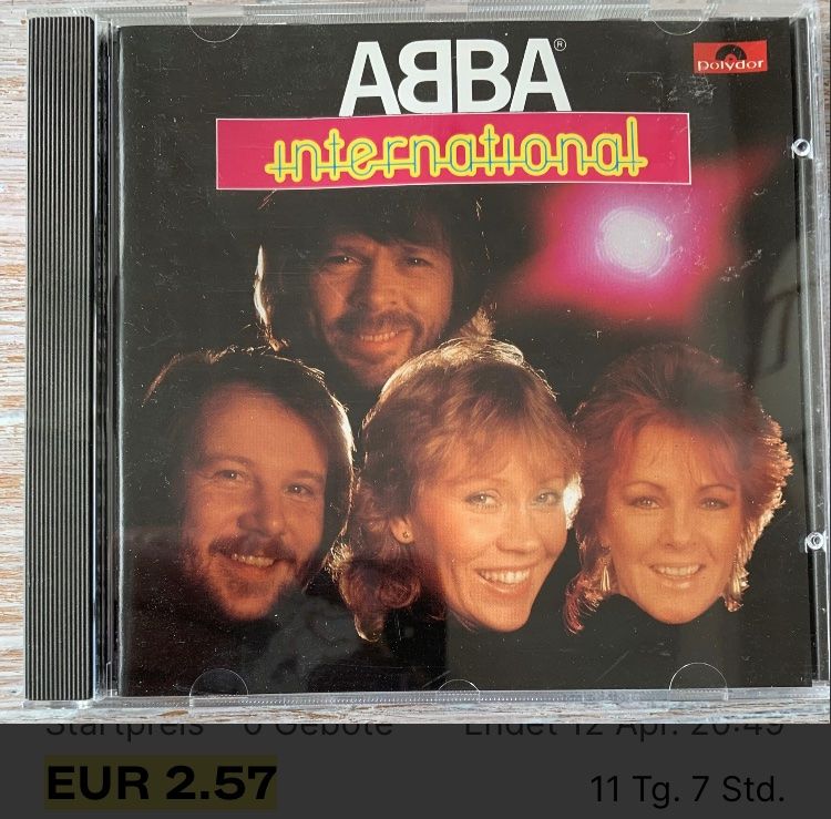 Die Original ABBA CD „Internationale Hits“ Eurovision | Kaufen auf Ricardo