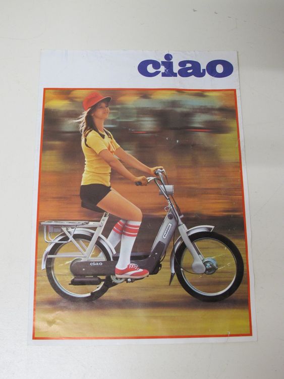 Original Piaggio Ciao Werbe Broschüre Prospekt Kult (Gebraucht) in Dettighofen für CHF 1 – mit ...