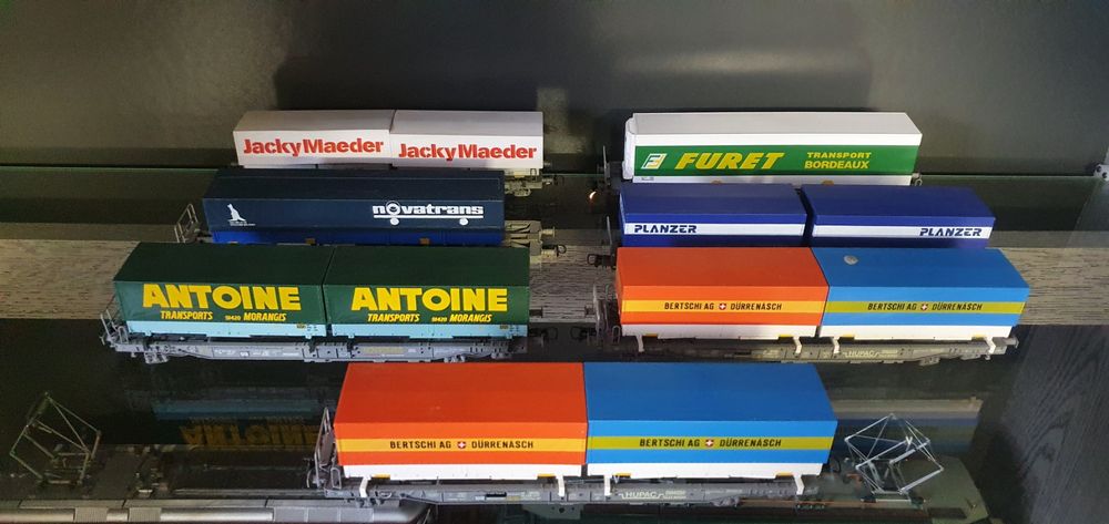 ROCO:AC: 7 X SBB HUPAC WAGEN (Gebraucht) in Biglen für CHF 159 – mit ...