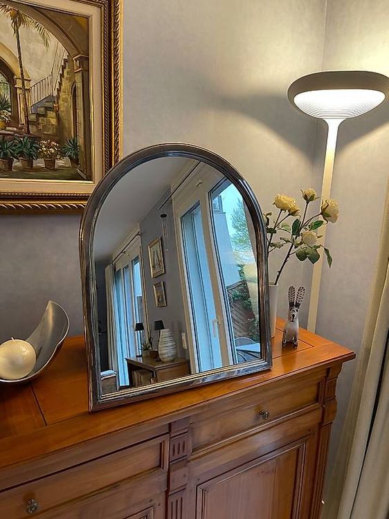 Miroir ancien de table avec cadre argenté Élégance classique (Gebraucht) in Troinex für CHF 50 ...