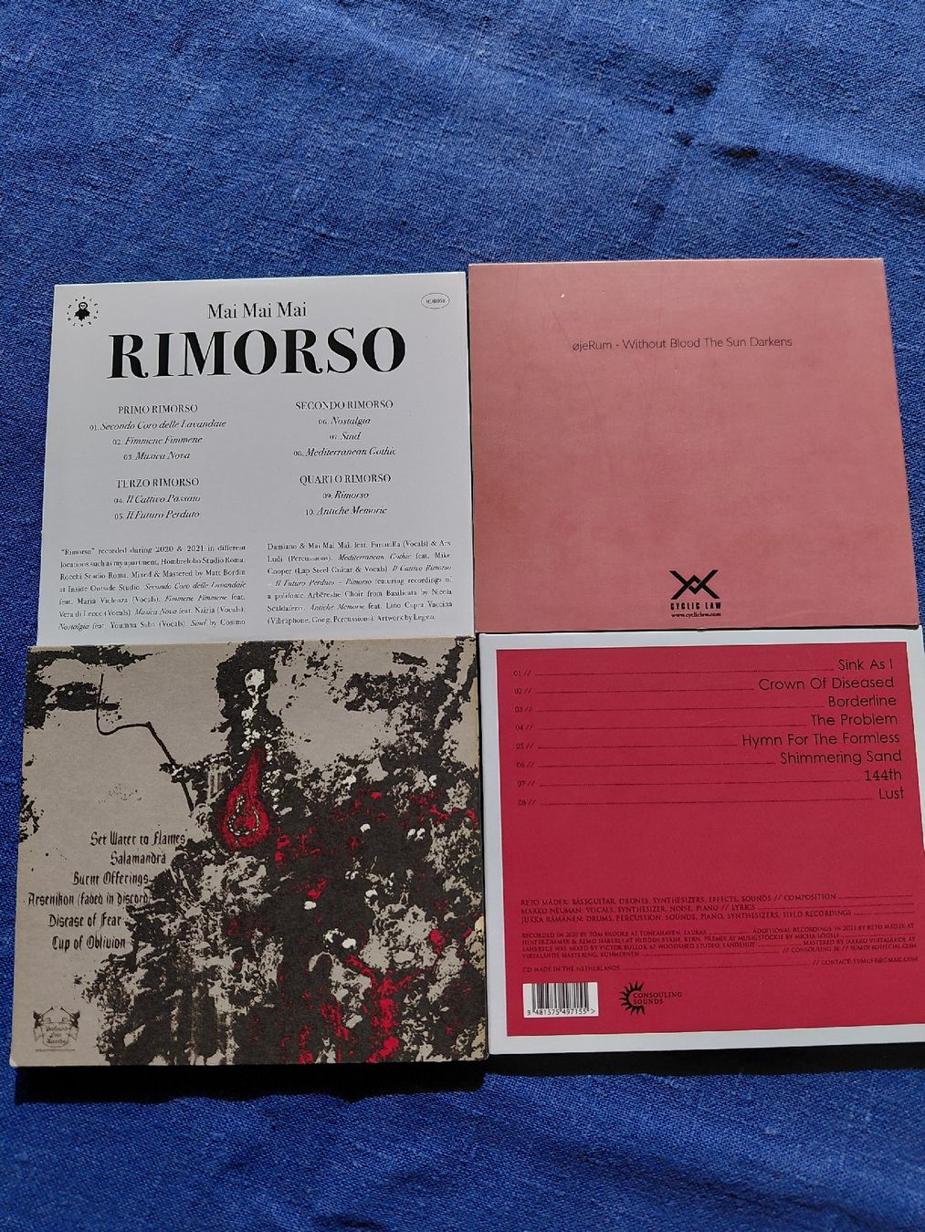 Lot of 4 Drone Metal CDs: Sum Of R, Menace Ruine ... (Gebraucht) in ...