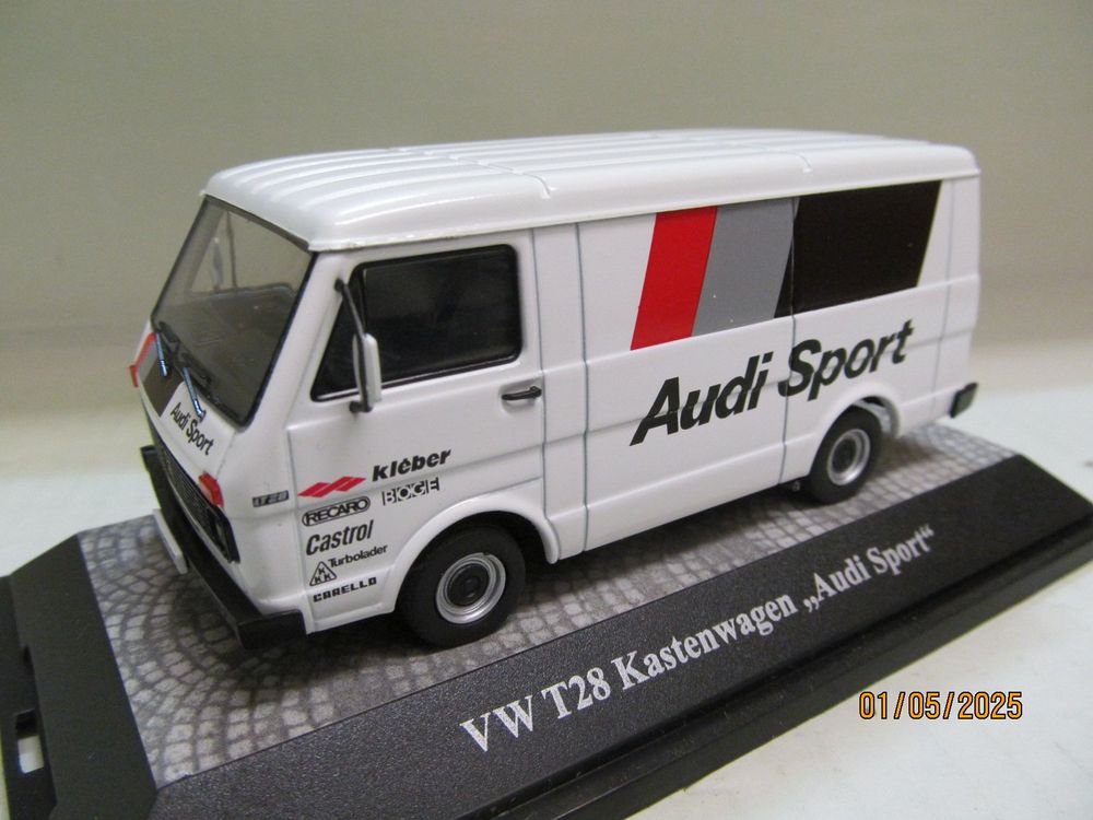 VW LT28 AUDI SPORT KASTENWAGEN LIMIT. 1/1000 1:43 PREMIUM (Neu und ...
