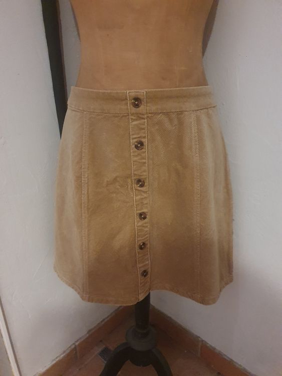 Jupe en velours cotelé camel T44 | Kaufen auf Ricardo