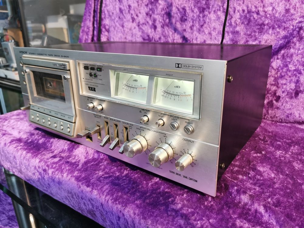 Schönes HITACHI D-900 3-Kopf Highend Tapedeck - Revidiert ! (Gebraucht ...