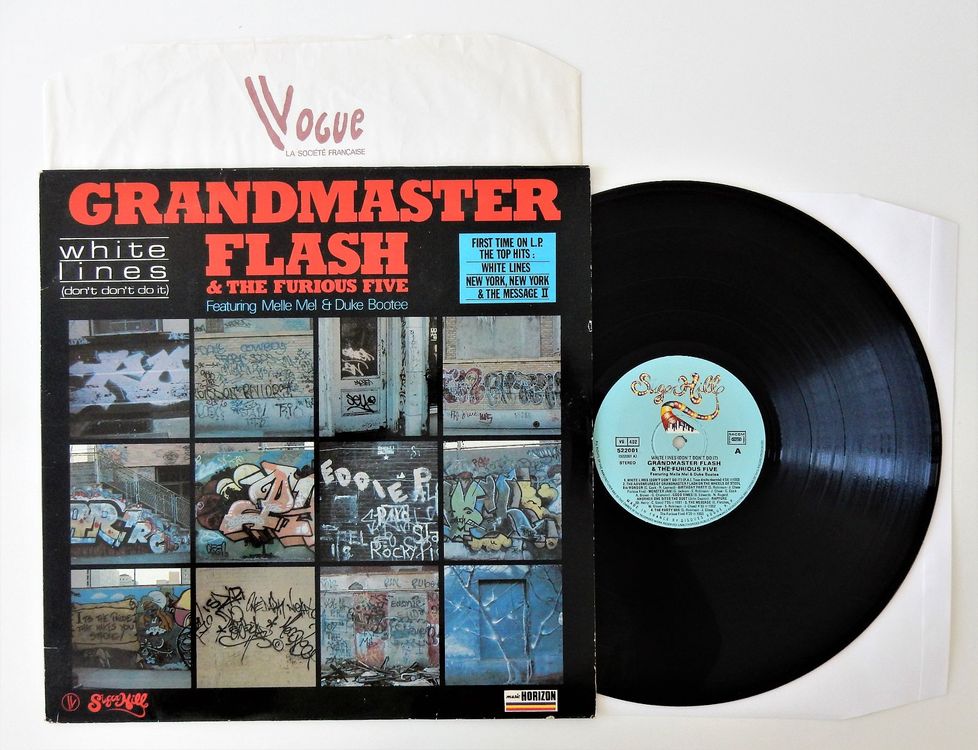LP Vinyl - Grandmaster Flash & The Furious Five - 1983 (Gebraucht) in ...