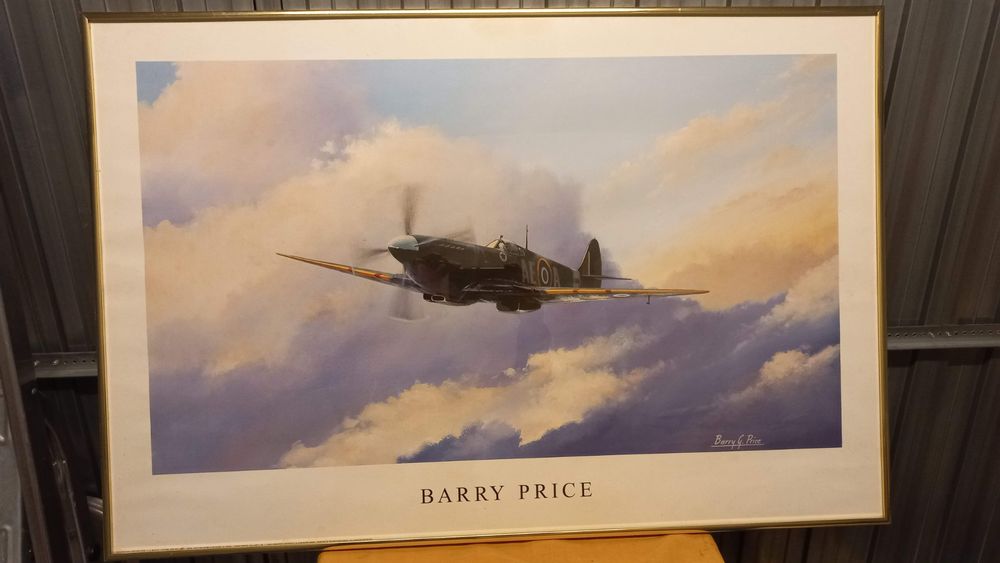WW2 Barry Price - Kunstdruck - Spitfire Mk IX - Grosses Bild | Kaufen ...