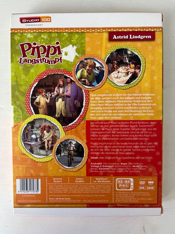 Pippi Langstrumpf (1969) DVD 📀 - Astrid Lindgren (Neu (gemäss Beschreibung)) in Sierre für CHF ...