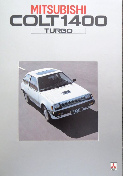 Prospekt Mitsubishi Colt 1400 Turbo 1982 | Kaufen auf Ricardo