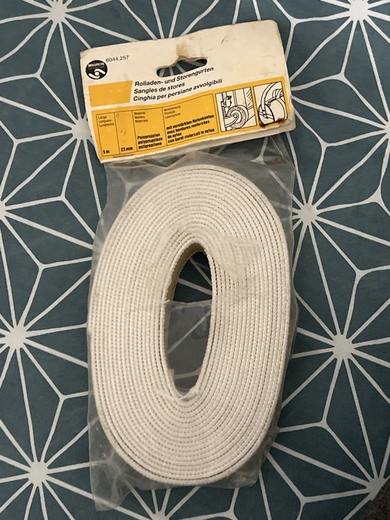 Rollladen- & Storen Gurtband 5m Neu & OVP (Neu und originalverpackt) in Meilen für CHF 6 – mit ...