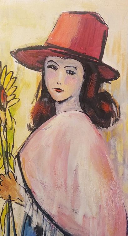 Sinischa Christen 1922-2007 Gr. Damen Öl Gemälde 50 x100 cm (Gebraucht ...