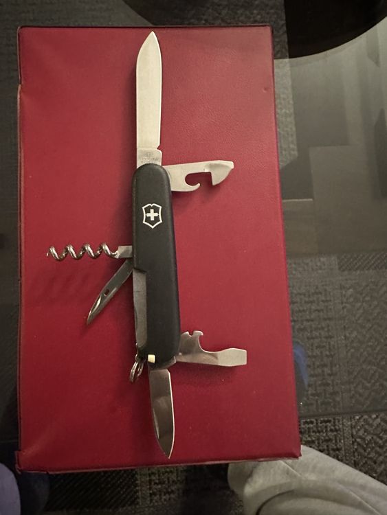 Victorinox Offiziersmesser, Schwarz, Pz Kp I/4, Rarität! (55 (Neu ...