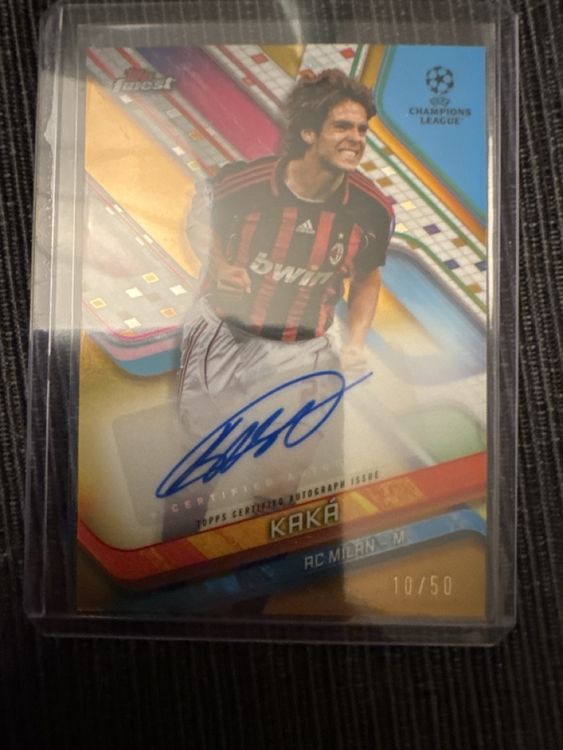 Kaka Autogramm Karte Topps Finest 2024/25 AC Milan 10/50 (Neu (gemäss ...