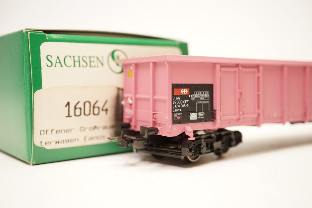 2ß Sachsenmodelle 16064 Güterwagen Eanos pink | Kaufen auf Ricardo