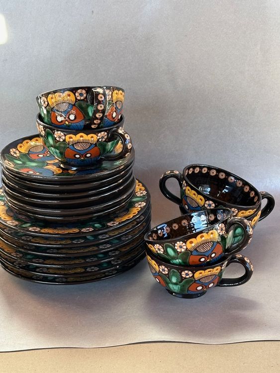 Thoune Steffisberg Keramik Teeset...Robert Hanni..Chrutmusch (Gebraucht ...