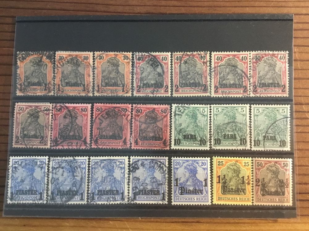 Türkei deutsche Auslandpost Lot (Gebraucht) in Roggwil TG für CHF 5 – mit Lieferung auf Ricardo ...