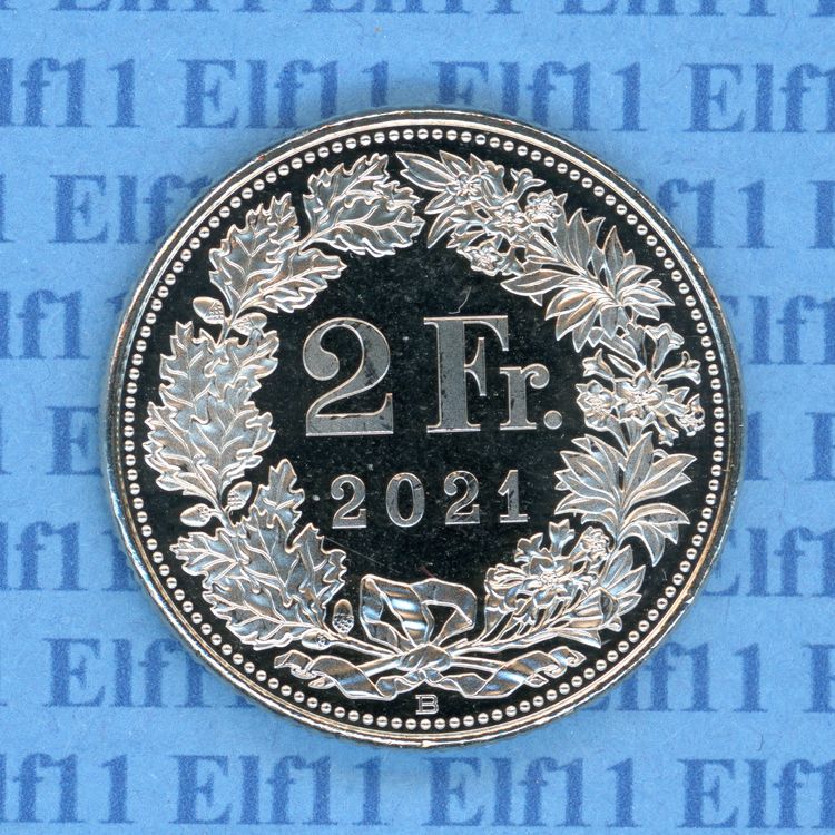 CHF___2.00 2021 stgl * nigelnagelneu! 2 Franken (Neu (gemäss Beschreibung)) in Widnau für CHF 10 ...