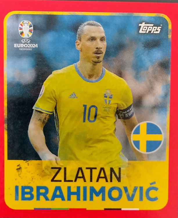 Zlatan Ibrahimovic LEG10- Topps Euro 2024 Sticker | Kaufen auf Ricardo
