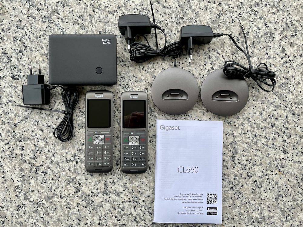 Gigaset CL660 Duo: Basisstation und ein Mobilteil | Kaufen auf Ricardo