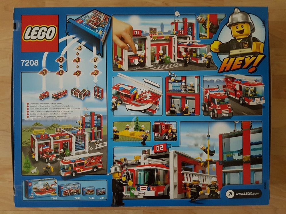 LEGO City 7208 Grosse Feuerwehr-Station (Neu (gemäss Beschreibung)) in ...