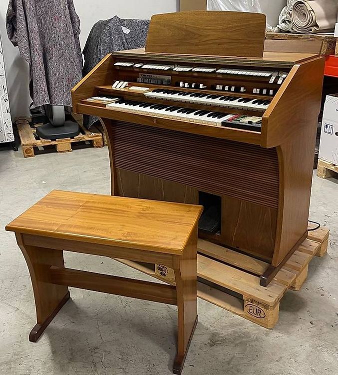 W248S ORIGINAL Antike Wersi Heim Orgel inklusive Sitzbank (Gebraucht ...