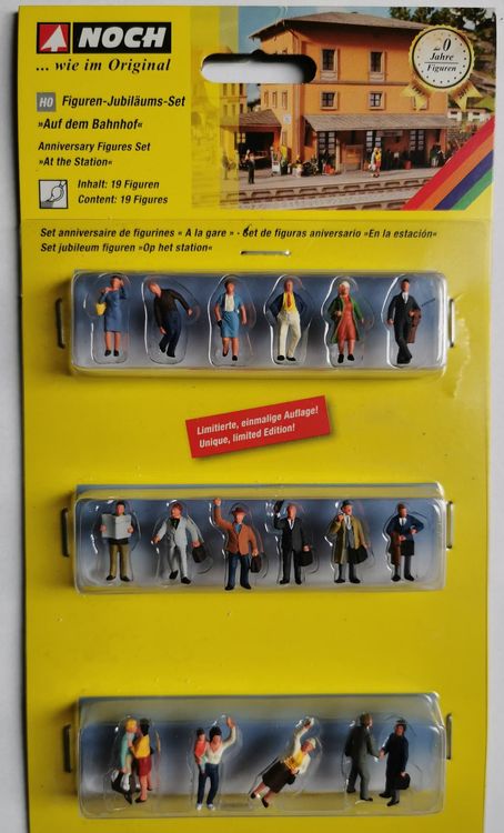 Noch Figuren 2 x Jubiläums-Set Auf dem Bahnhof neu in OVP (Neu und ...