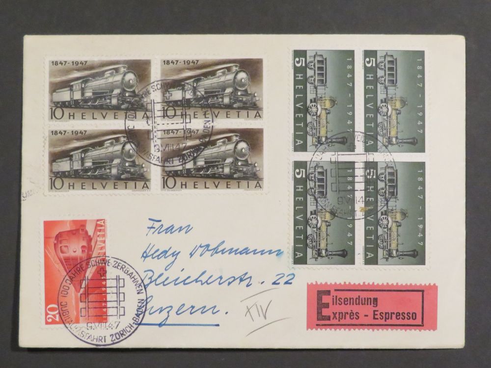 100 Jahre Schweizer-Bahnen Sonderstempel Jubiläumsfahrt | Kaufen auf Ricardo